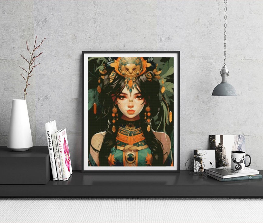 Jmp0183_young Warrior, Cross Stitch Pattern PDF, Cross Stitch Chart ...