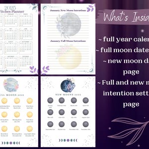 2025 Witches Planner, Witch Printables, Printable Witch Planner, Witch ...