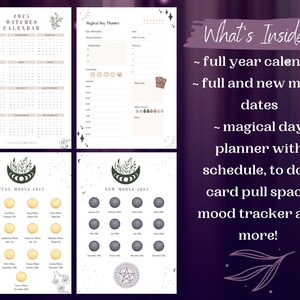 2023 Witches Planner, Witch Printables, Printable Witch Planner, Witch Organizer, Wicca Planner ...