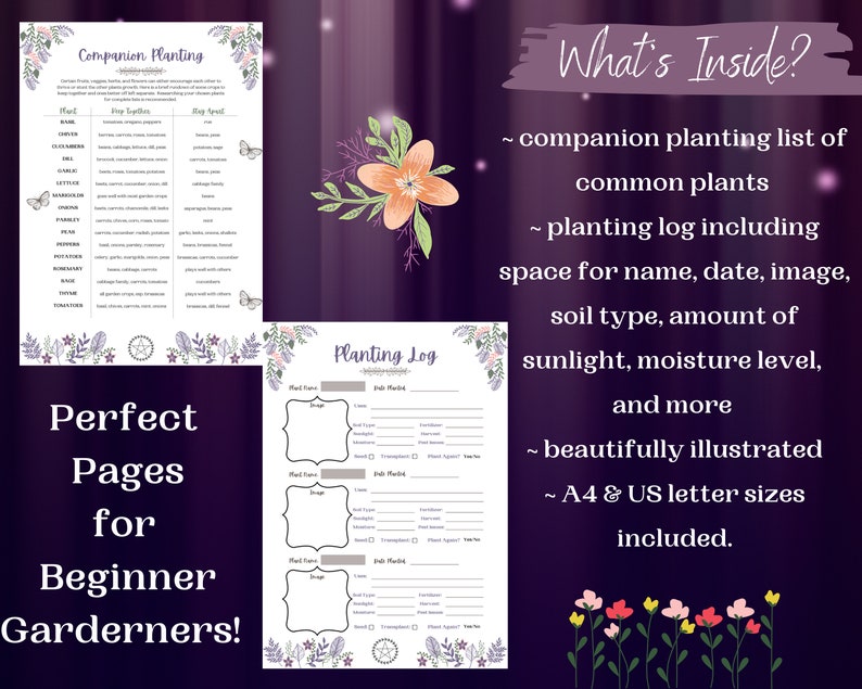 Witch Garden Grimoire Pages Grimoire Printables Witch - Etsy