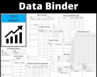 ABC Data Sheet Data Sheet IEP Sped Special Education - Etsy