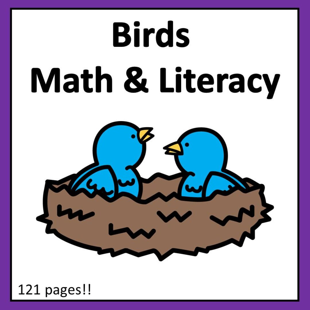 Birds Math & Literacy | Digital Download Products | Teacher Resources ...