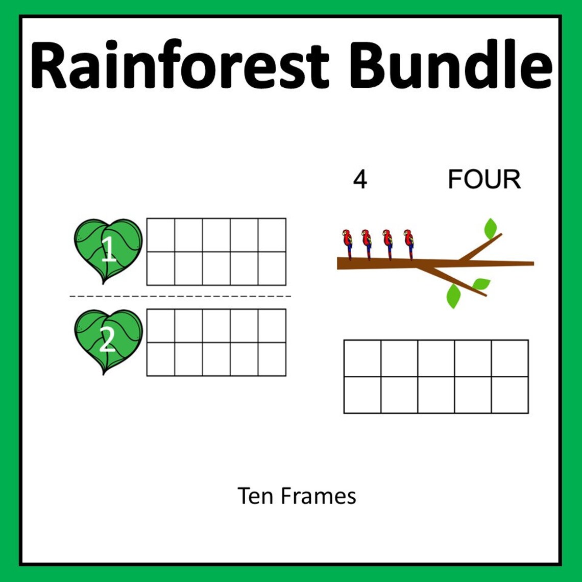 Rainforest Math & Literacy | Digital Download Products | Teacher ...