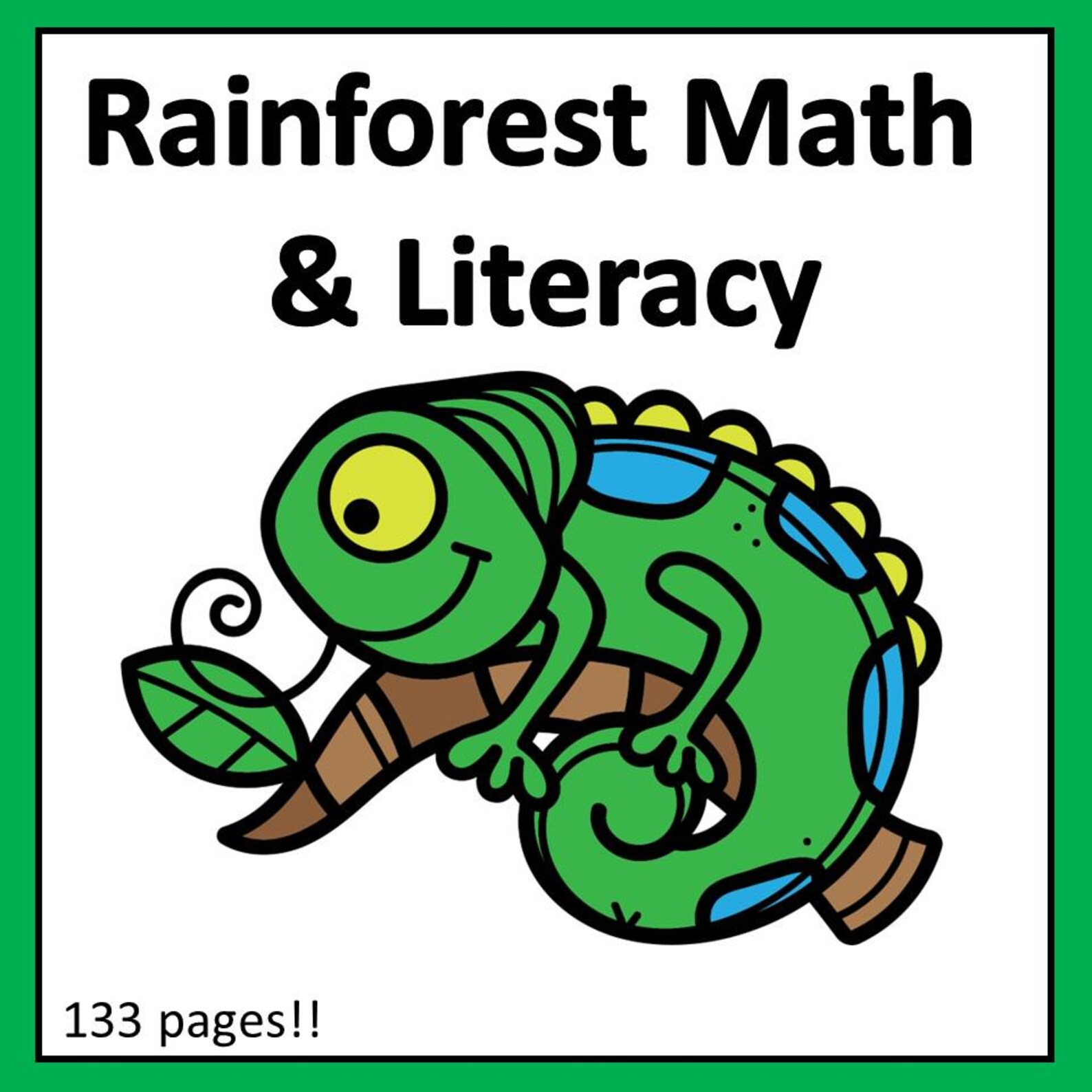 Rainforest Math & Literacy | Digital Download Products | Teacher ...