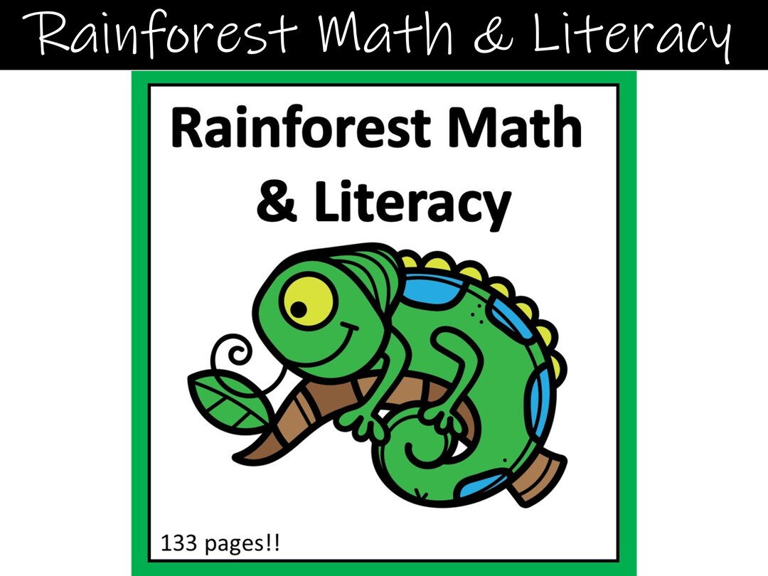 Rainforest Math & Literacy Digital Download Products Teacher Resources ...