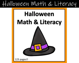 Halloween Activities for Kindergarten Math and Literacy No Prep ...