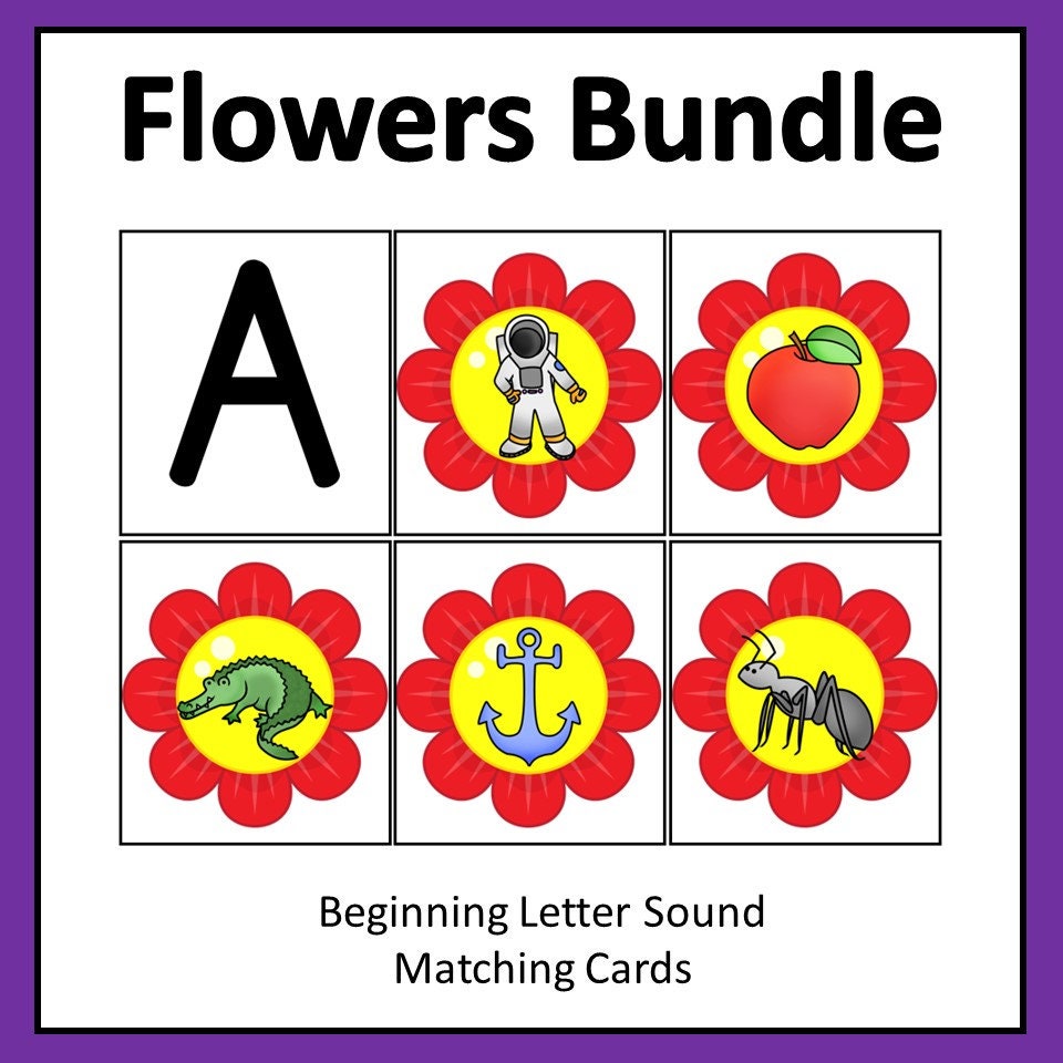Flowers Math & Literacy Digital Download Products Teacher Resources - Etsy