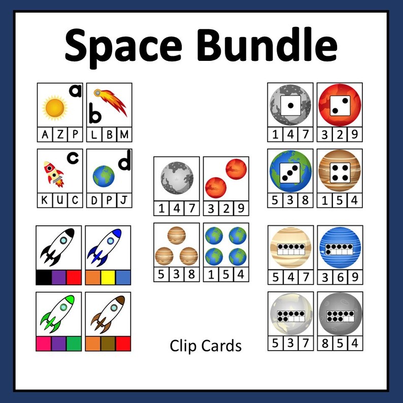 Outer Space Math & Literacy | Digital Download Products | Teacher ...