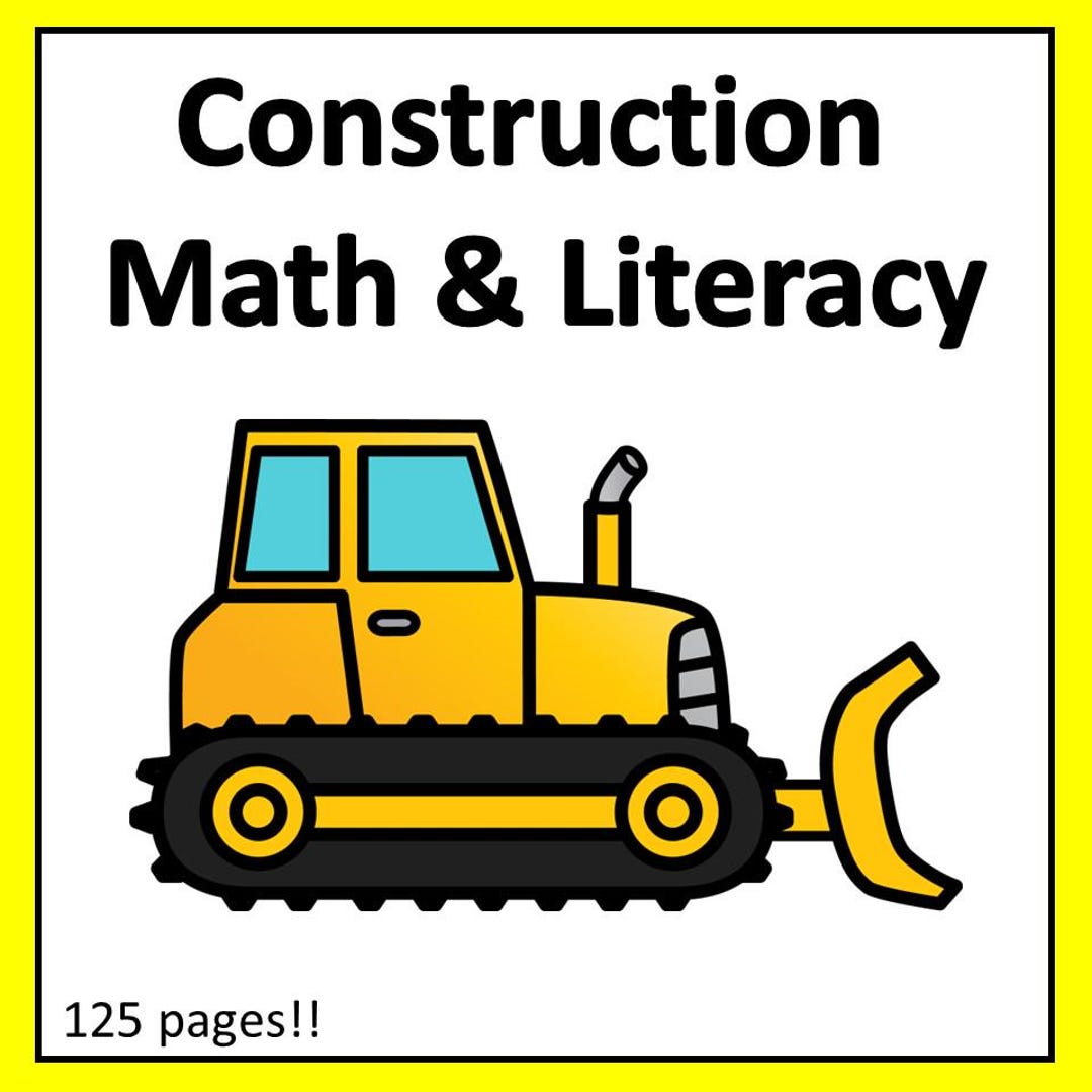 Construction Math & Literacy | Digital Download Products | Teacher ...