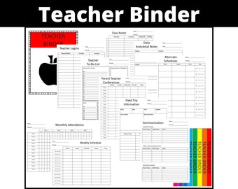 Data Teacher Binder - Etsy
