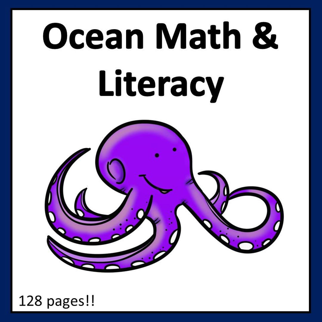 Ocean Math & Literacy | Digital Download Products | Teacher Resources ...