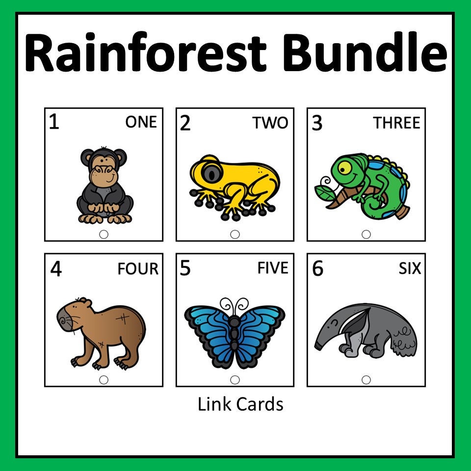 Rainforest Math & Literacy | Digital Download Products | Teacher ...