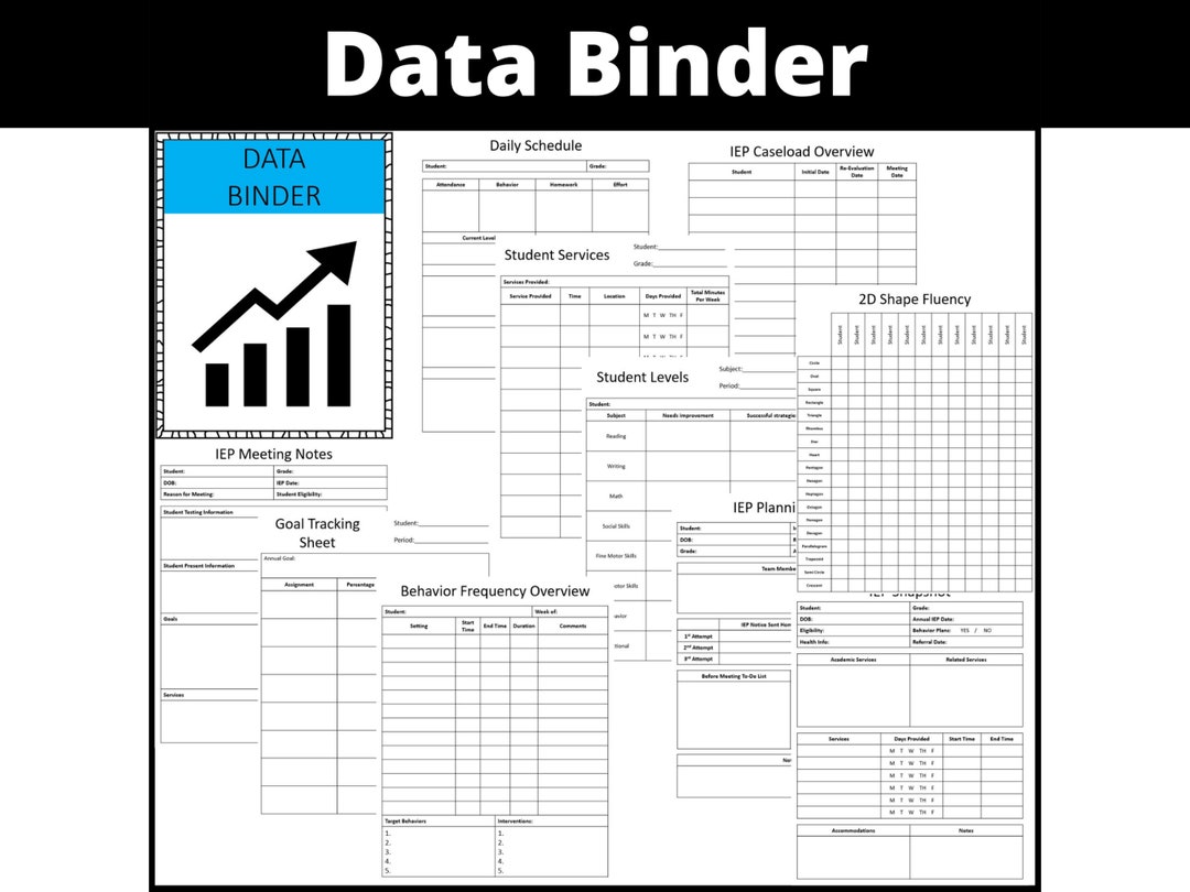 Data Teacher Binder - Etsy