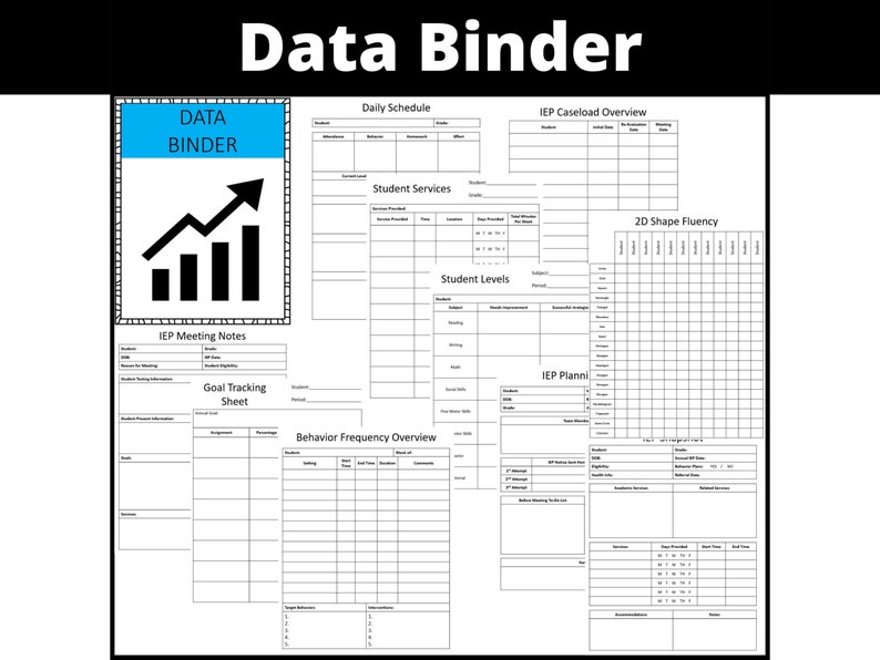 Data Teacher Binder - Etsy