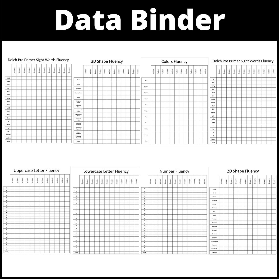 Data Teacher Binder - Etsy