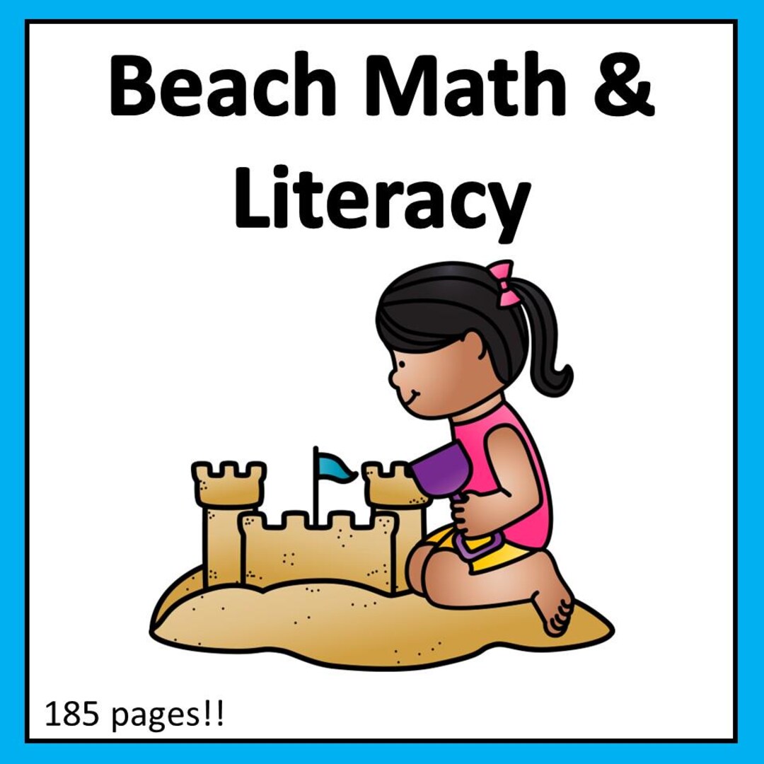 Beach Math & Literacy | Digital Download Products | Teacher Resources ...