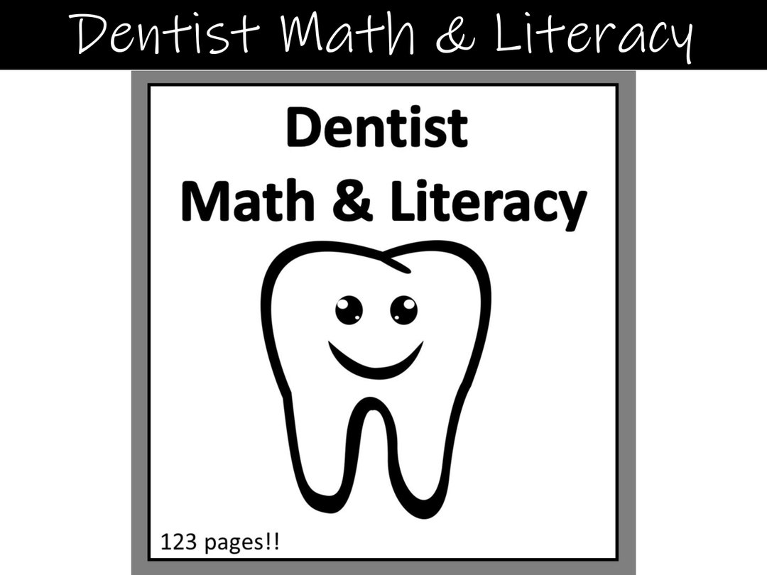 Dentist Math & Literacy Digital Download Products Teacher Resources - Etsy