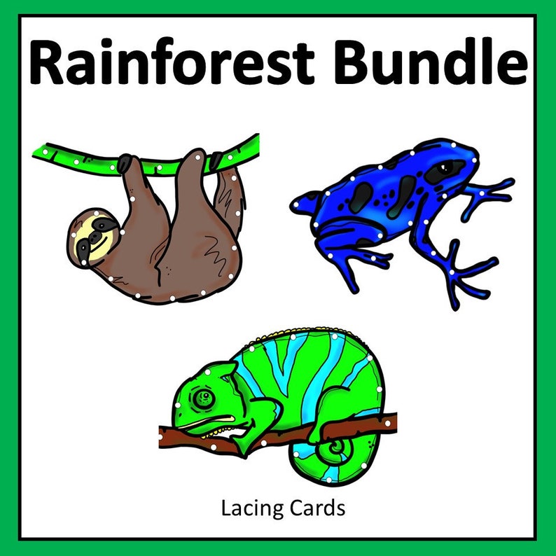 Rainforest Math & Literacy | Digital Download Products | Teacher ...