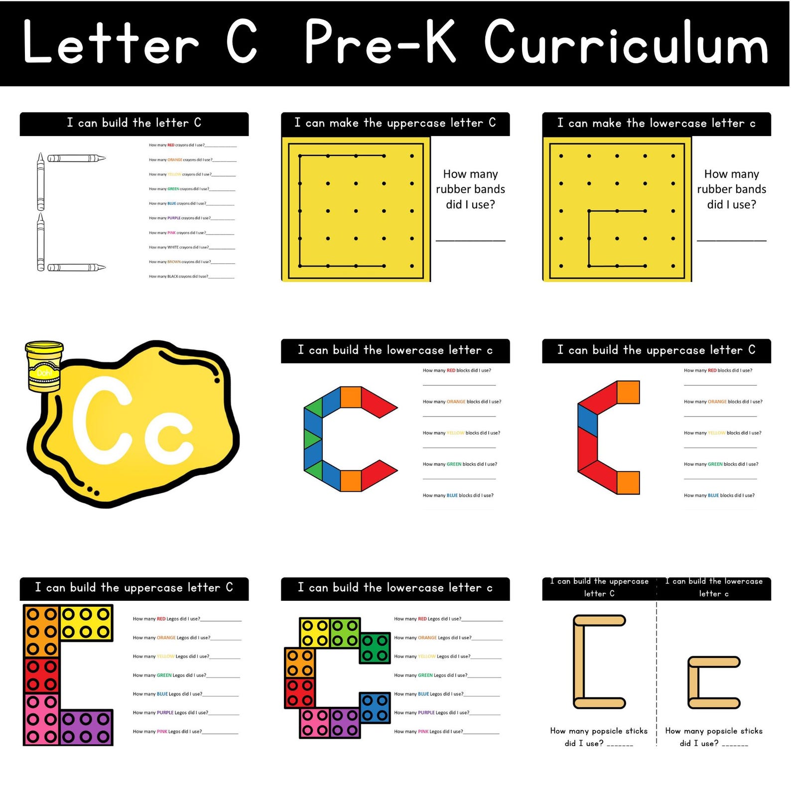 Pre-k Letter C Curriculum | Digital Download Products | Teacher ...