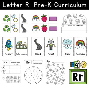 Pre-k Letter R Curriculum | Digital Download Products | Teacher ...