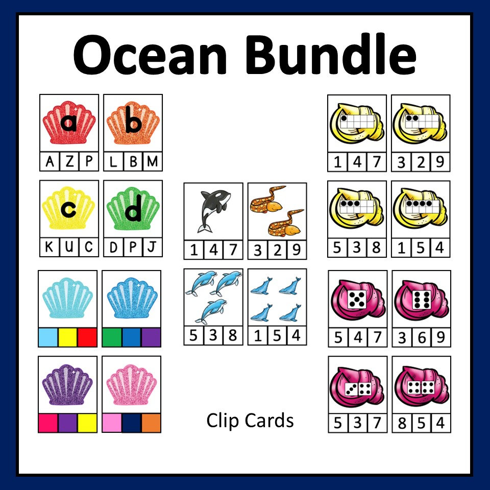 Ocean Math & Literacy | Digital Download Products | Teacher Resources ...