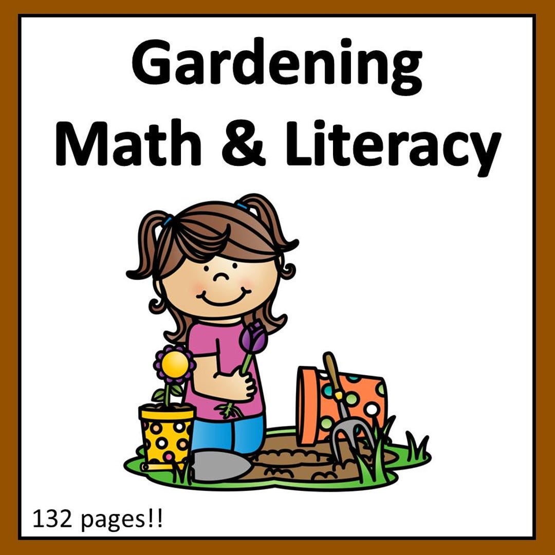 Gardening Math & Literacy | Digital Download Products | Teacher ...