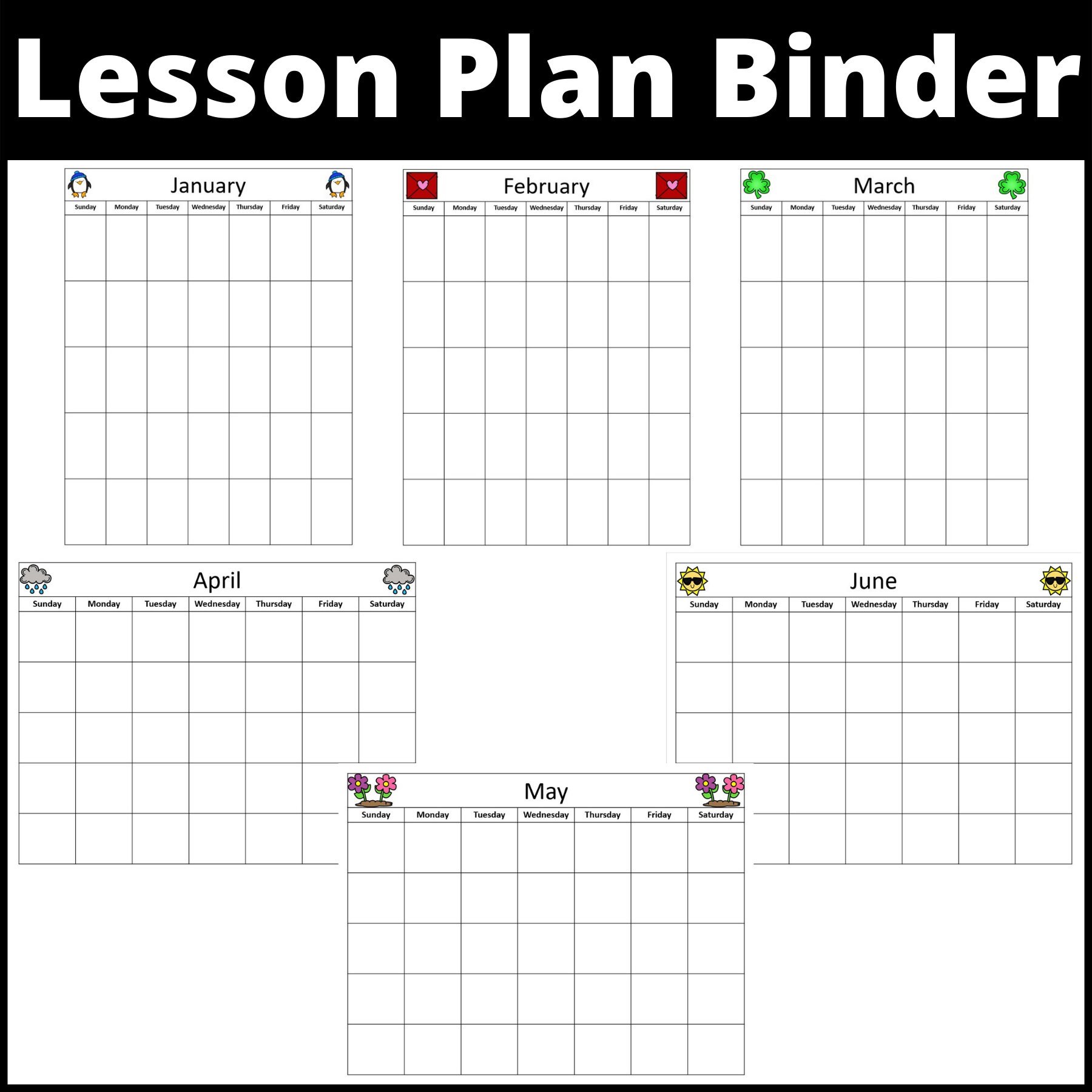 Lesson Plan Binder - Etsy