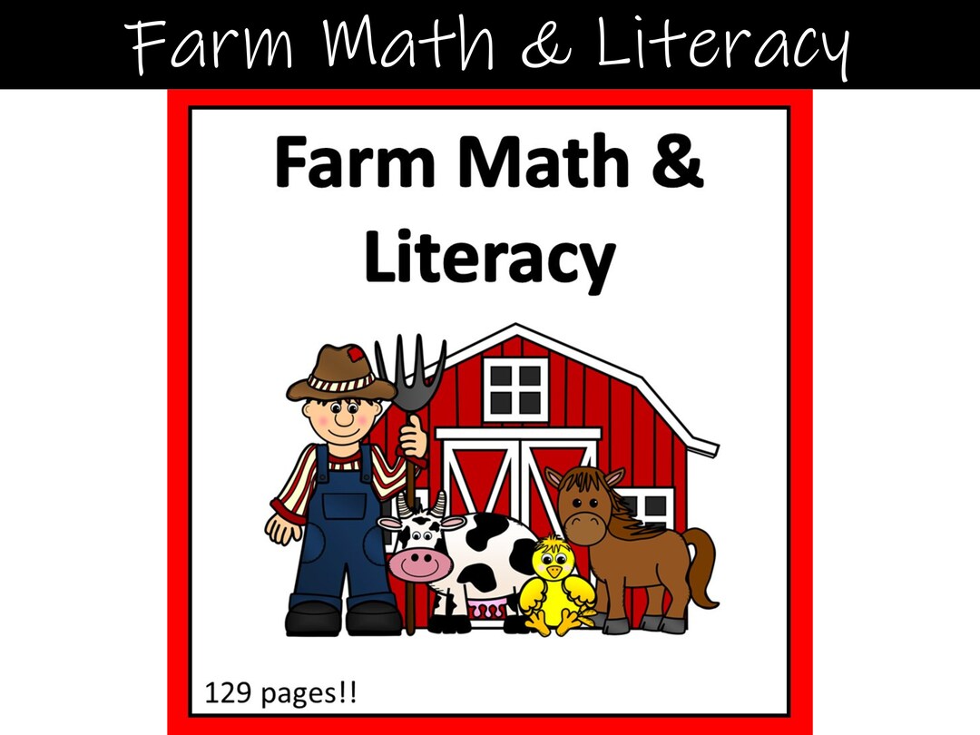 Farm Math & Literacy Digital Download Products Teacher Resources - Etsy