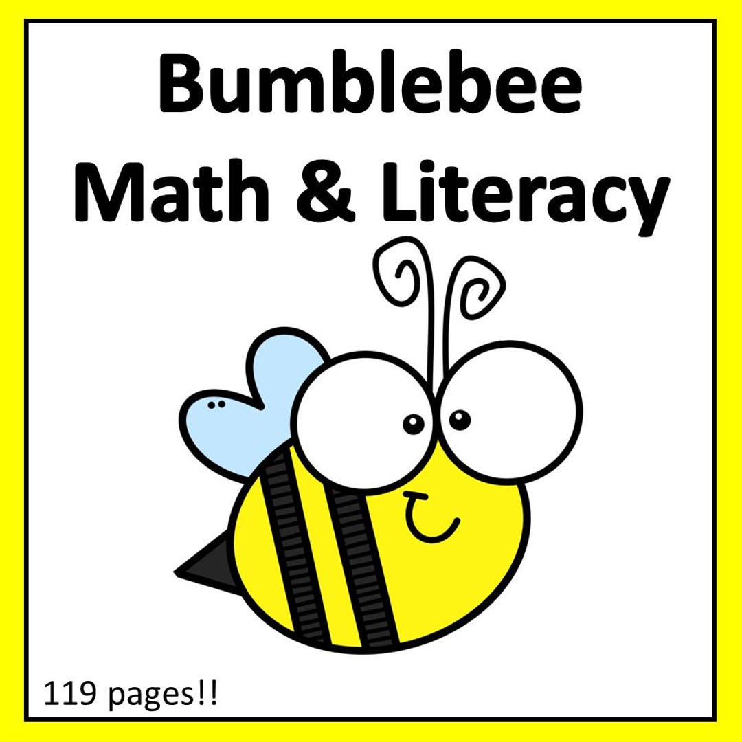 Bumblebee Math & Literacy | Digital Download Products | Teacher ...