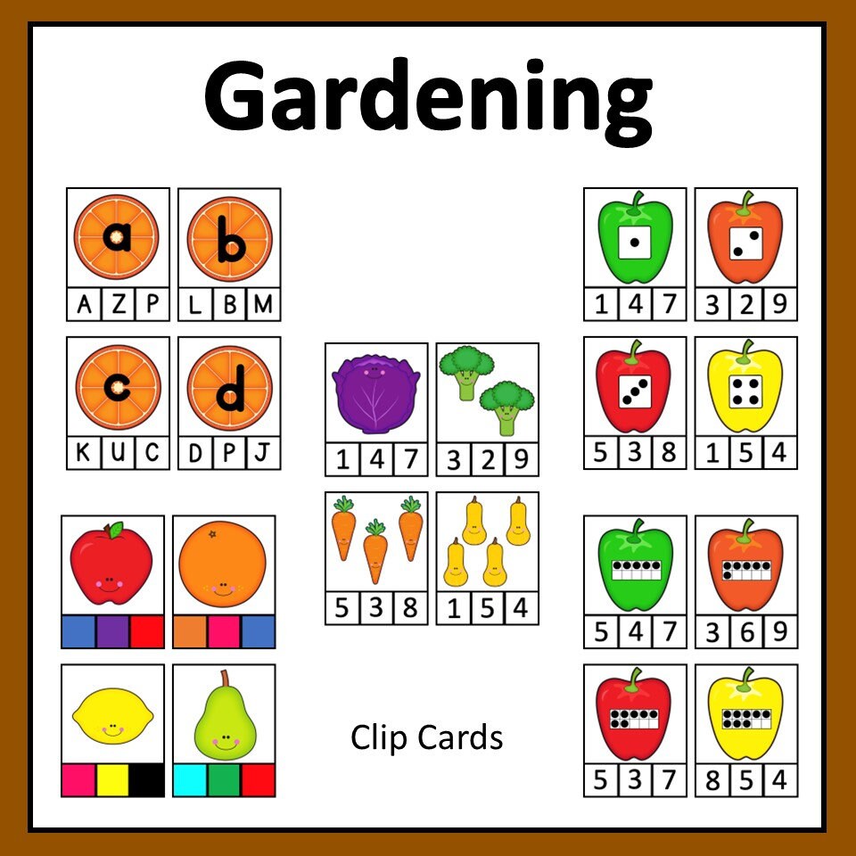 Gardening Math & Literacy | Digital Download Products | Teacher ...