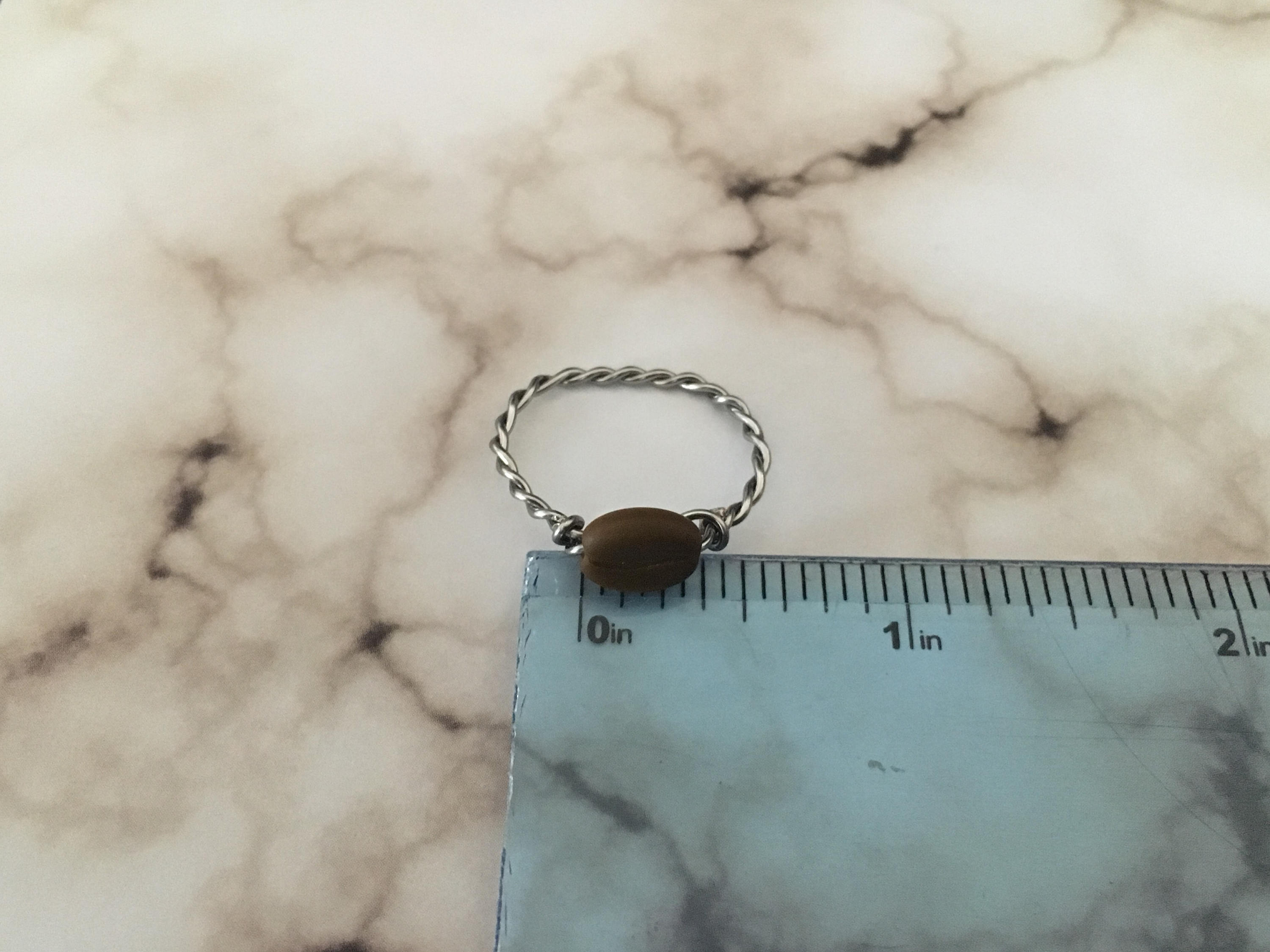 Coffee Bean Ring - Etsy