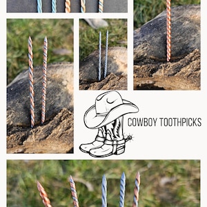 Steel Cowboy Toothpicks - Etsy