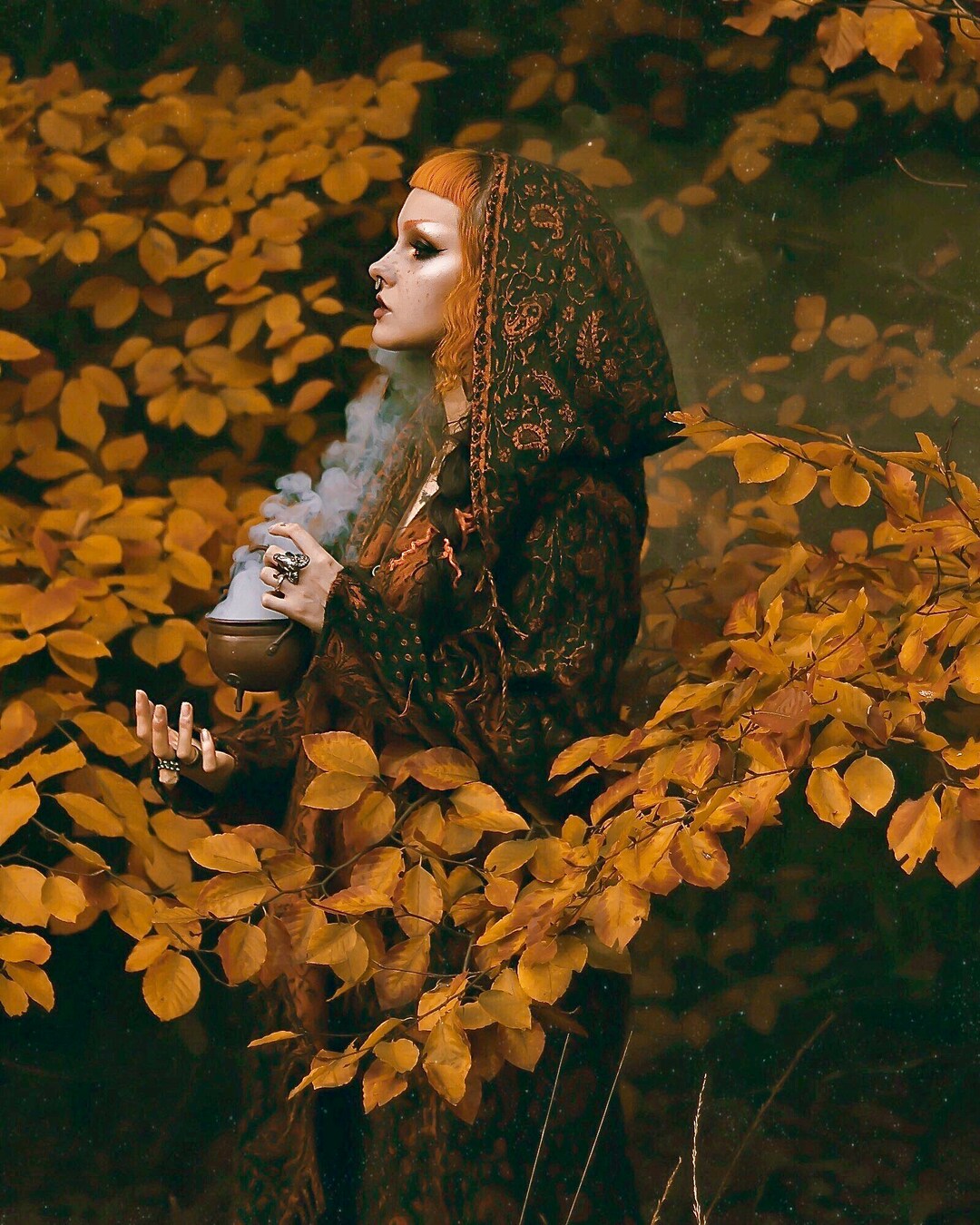 Hooded Festival Blanket Cloak • Enchantment Cloak • Unisex Paisley Cape ...