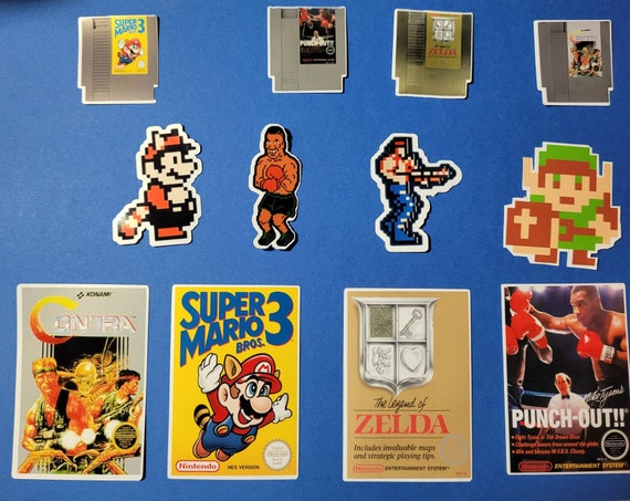 Nintendo 8 Bit Magnet Pack Super Mario Bros 3 Zelda Contra - Etsy