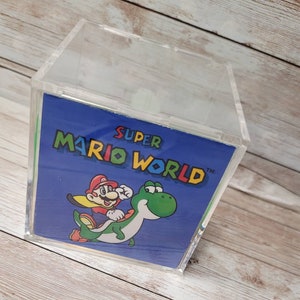 Super Mario World Super Nintendo 3D Cube Diorama - Etsy