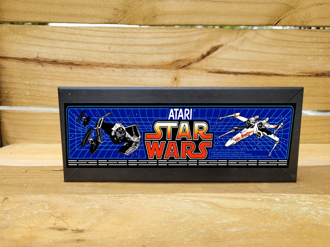 Star Wars Arcade Marquee Backlit Sign Display - Etsy