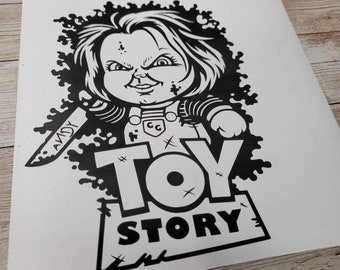 Chucky Decal With Truck - Etsy