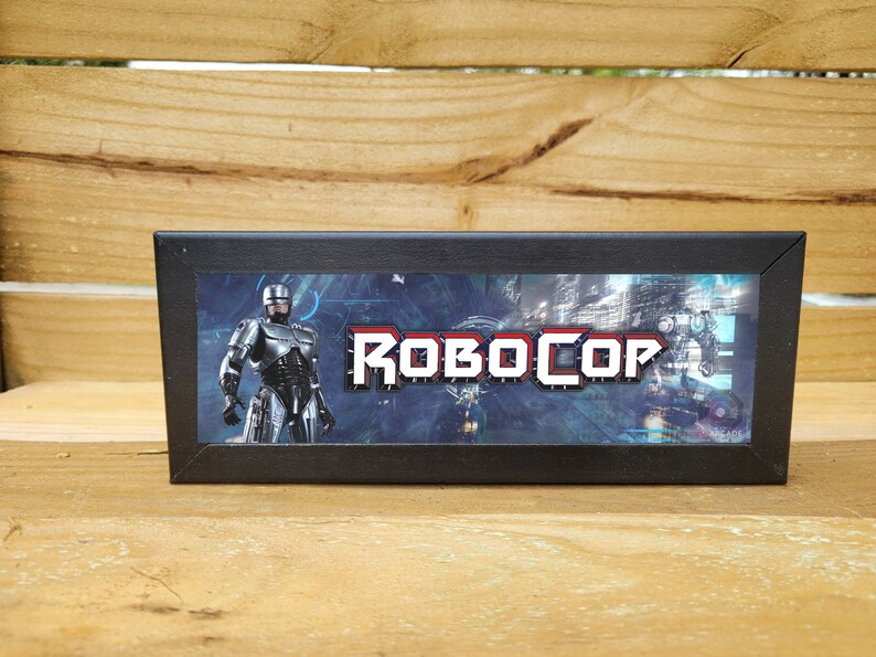 Robocop Arcade Marquee Backlit Display Sign - Etsy