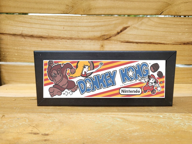 Donkey Kong Arcade Marquee Backlit Sign Display - Etsy Australia