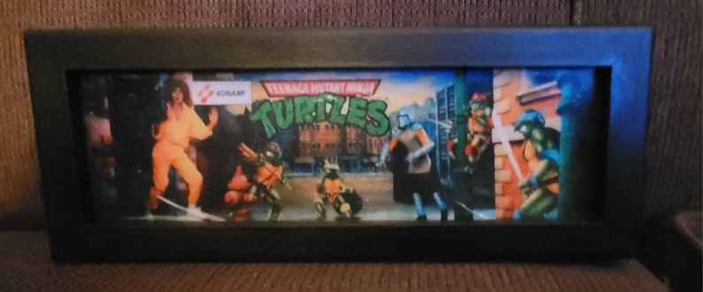 Teenage Mutant Ninja Turtles the Arcade Game Marquee Backlit - Etsy