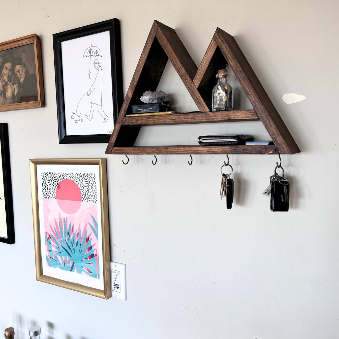 The Perfect Entryway Organizer | Key Holder With a Mail Holder Slot ...