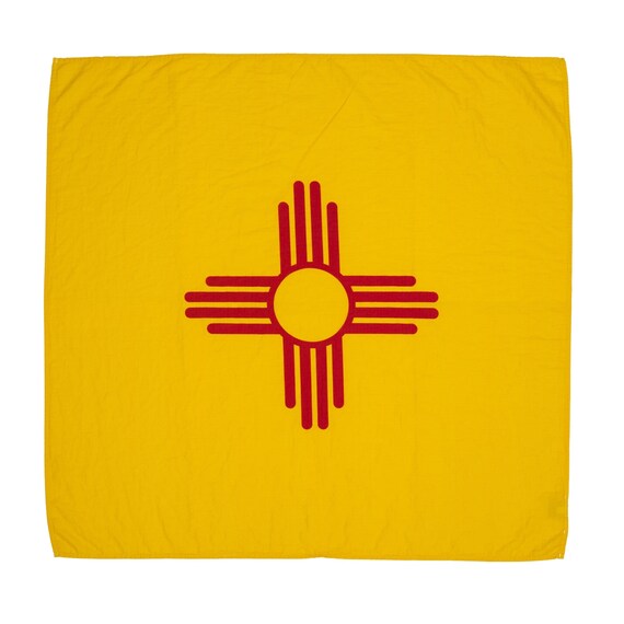 Zia Sun New Mexico State Flag Muslin Baby Blanket Organic - Etsy