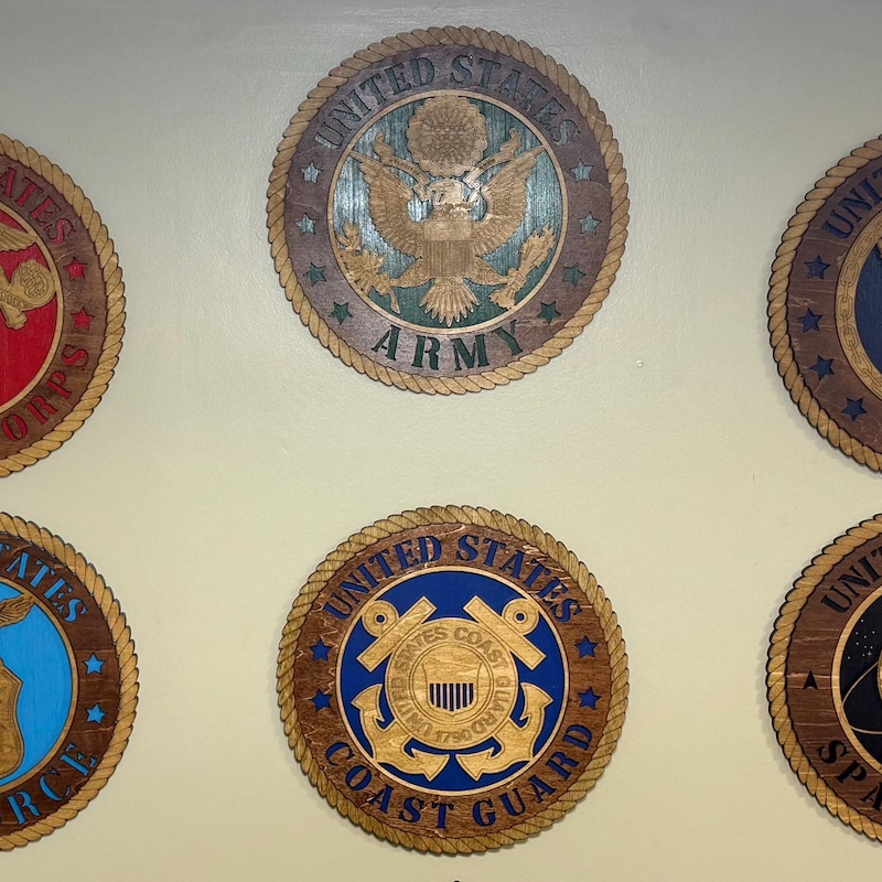 Small Military Wood Signs - Etsy