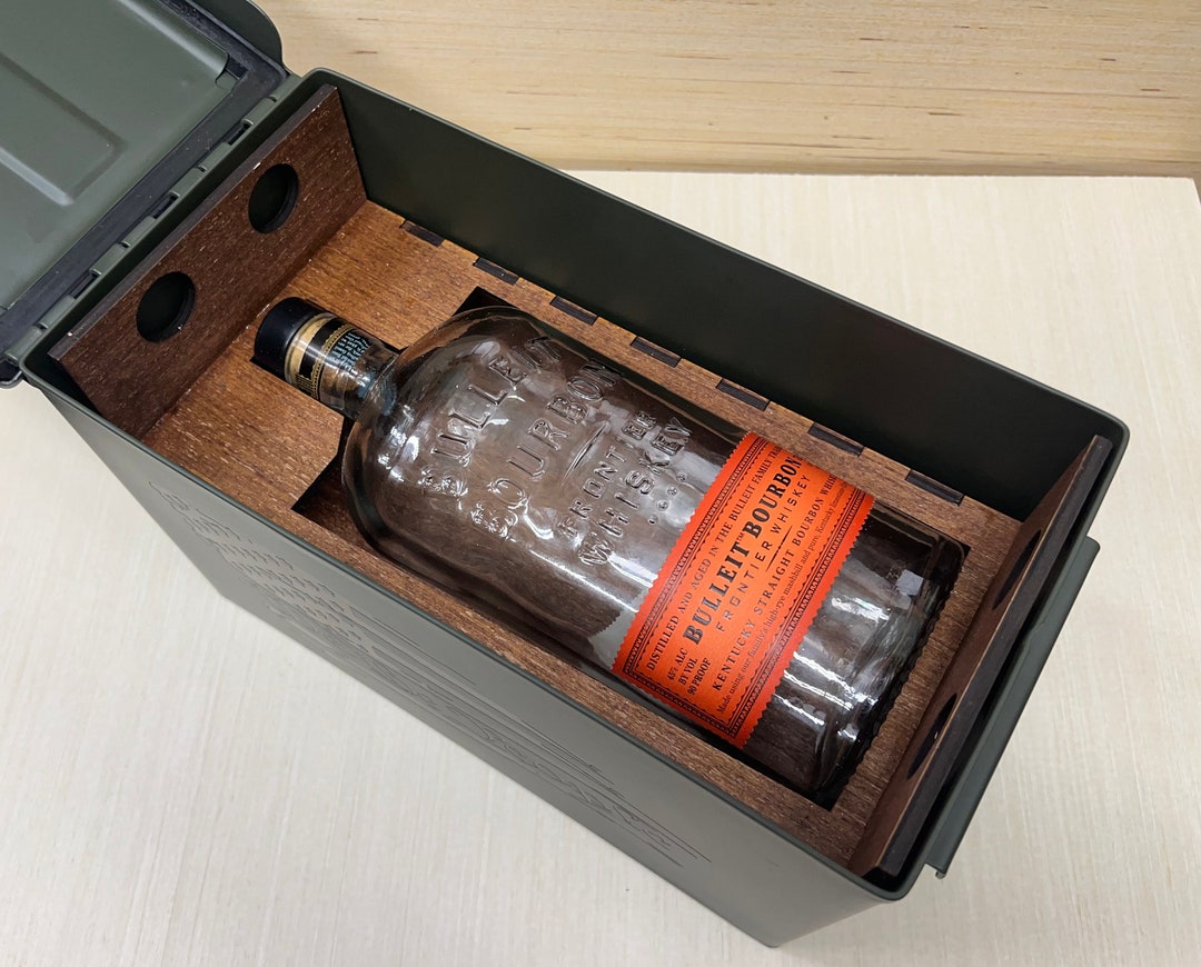 50 Cal Ammo Can Liquor Box Digital Design – Laser & CNC Cut File | DIY ...