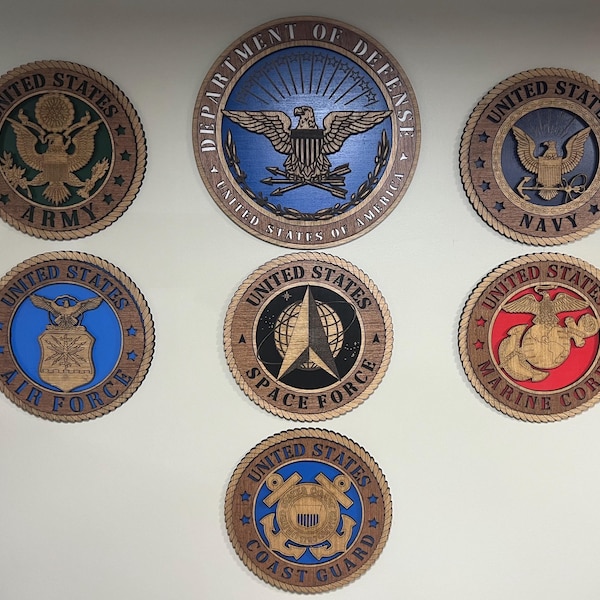 Branches of Military Plaques - Etsy