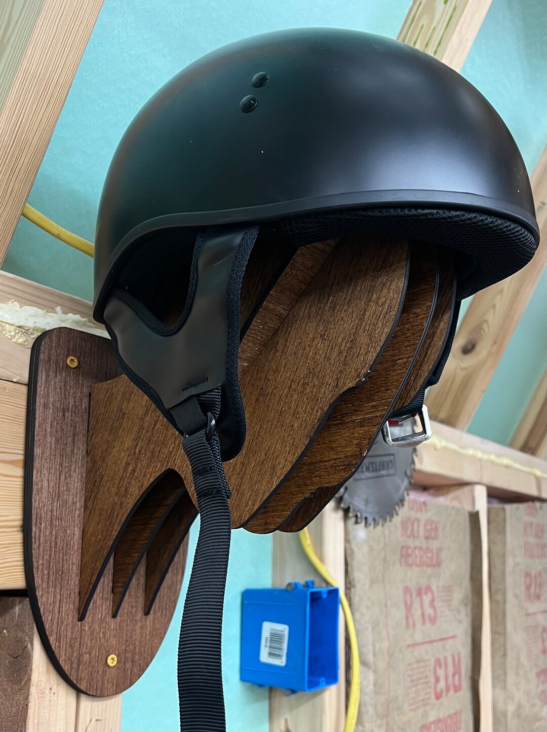 Wooden Helmet Rack File (bicycle or Motorcycle) - Etsy