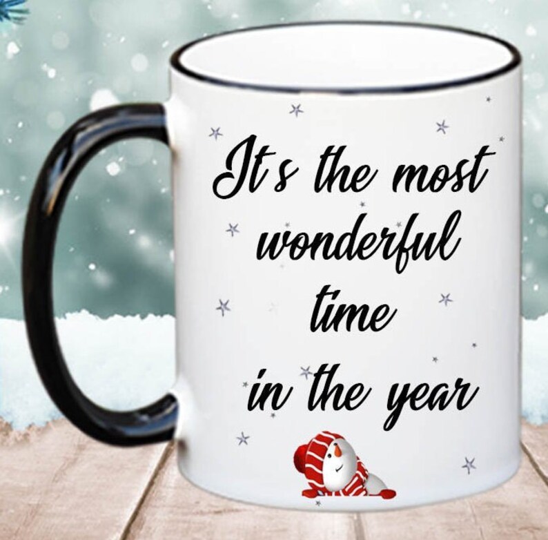 Snowman Coffee Mug Christmas Gift Secret Santa Gift Idea - Etsy