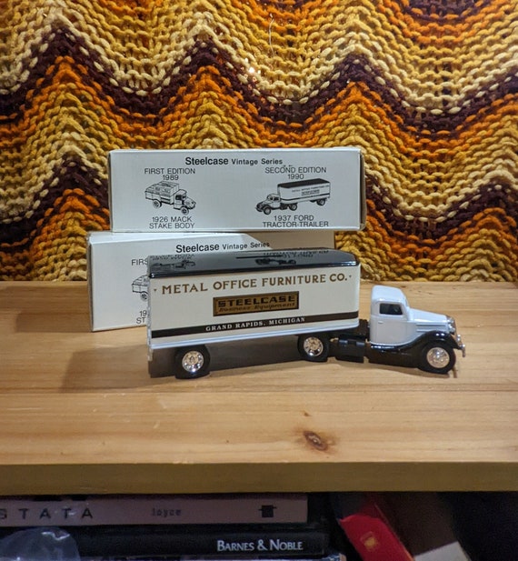 Steelcase 2nd Edition Ford 1937 Tractor-trailer Coin Bank - Etsy