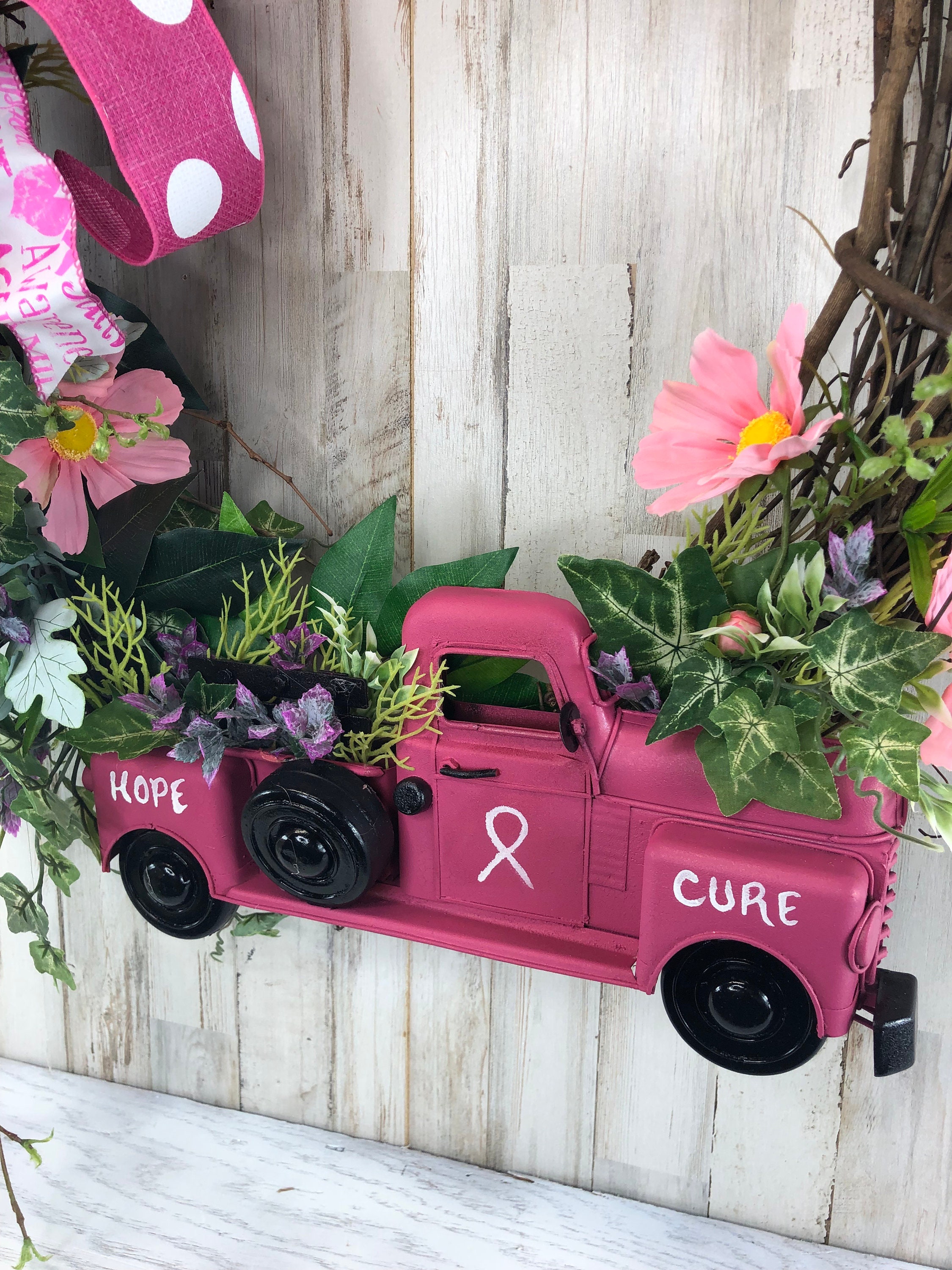 Decoración de concienciación del cáncer de mama decoración | Etsy