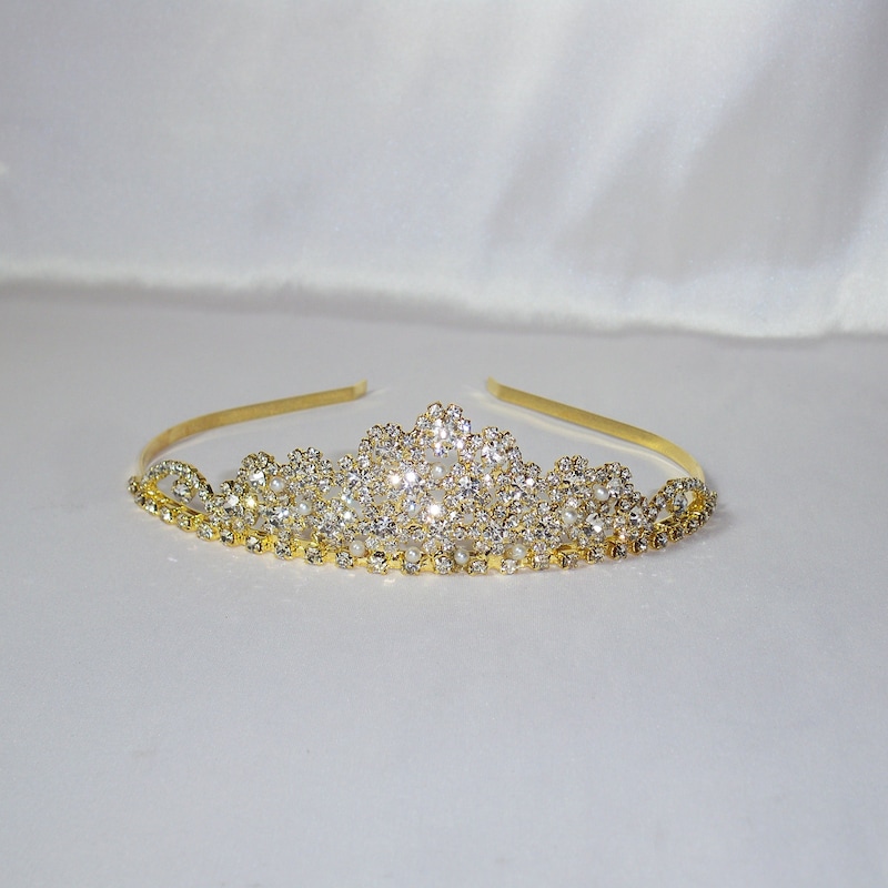 Gold Tiara - Etsy